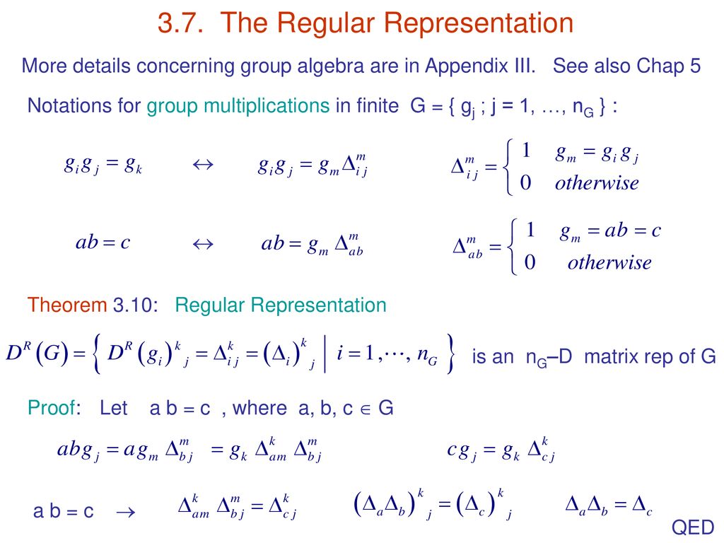 3. Group Representations - ppt download 3. Group Representations - ppt download
