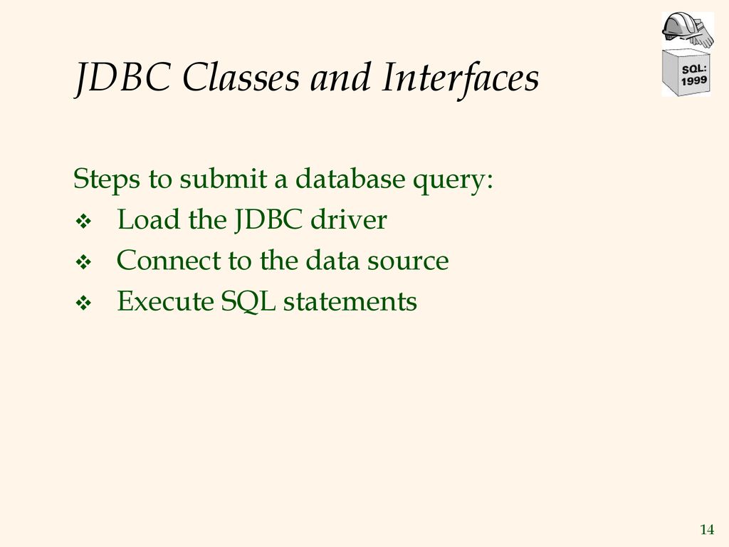 Jdbc Classes And Interfaces In Java At Louis Washburn Blog