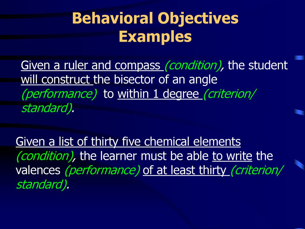 Behavioral Objectives How To Write Them With Examples - vrogue.co Behavioral Objectives How To Write Them With Examples - vrogue.co