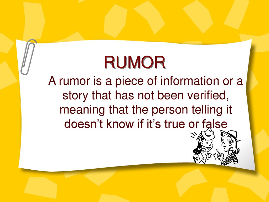GUIDANCE CLASS RUMORS AND GOSSIP SOCIAL BULLYING. - ppt download