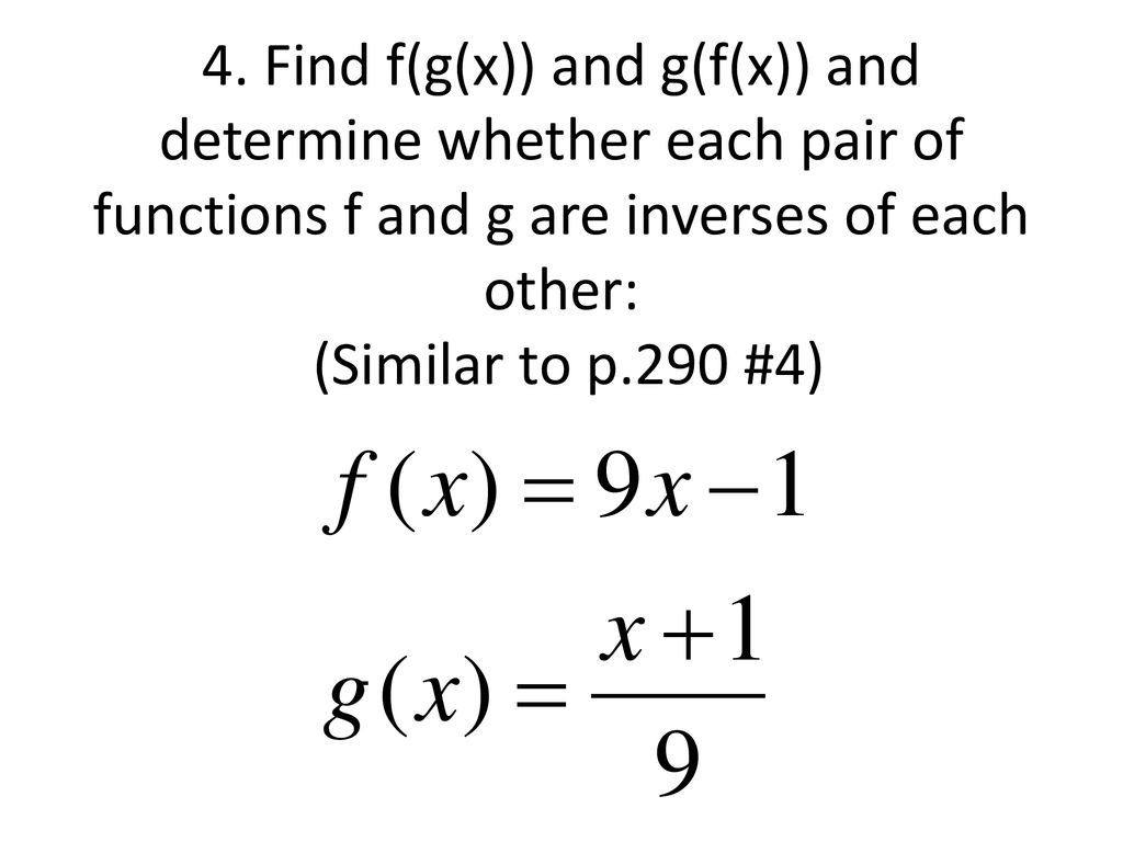 Inverse Functions Ppt Download