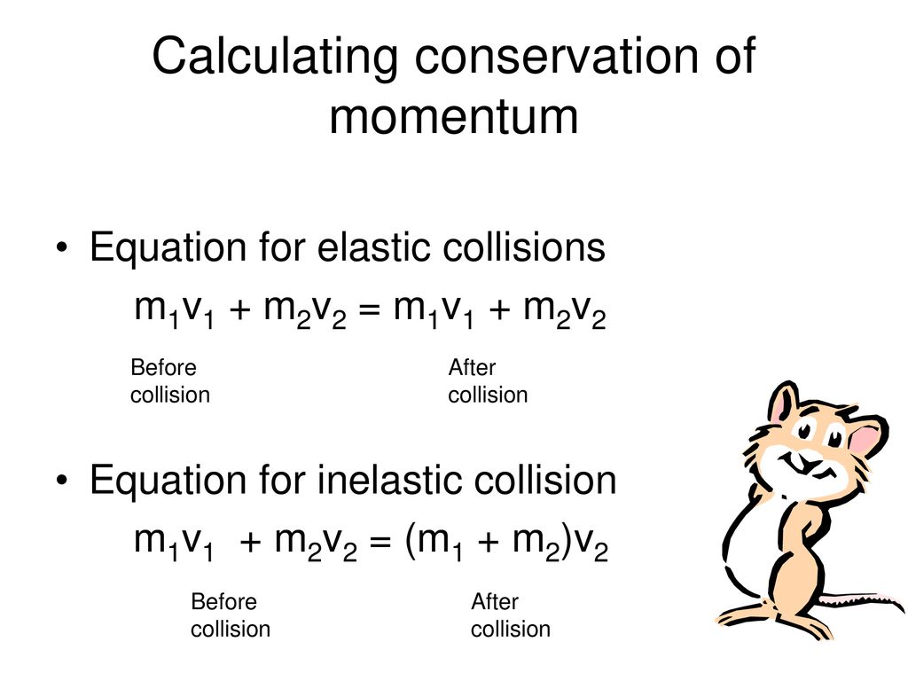 Elastic Collision Equation Elastic Collision Equation