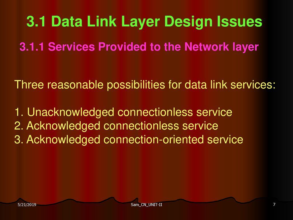 Data Link Layer Design Issues - Design Talk Data Link Layer Design Issues - Design Talk