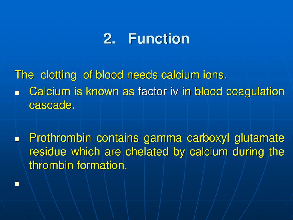 Role Of Calcium In Human Health Learning Outcomes Distribution In The