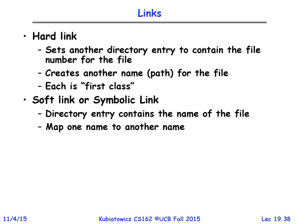 Cs162 Operating Systems And Systems Programming Lecture 19 File Systems Cont Mmap Buffer