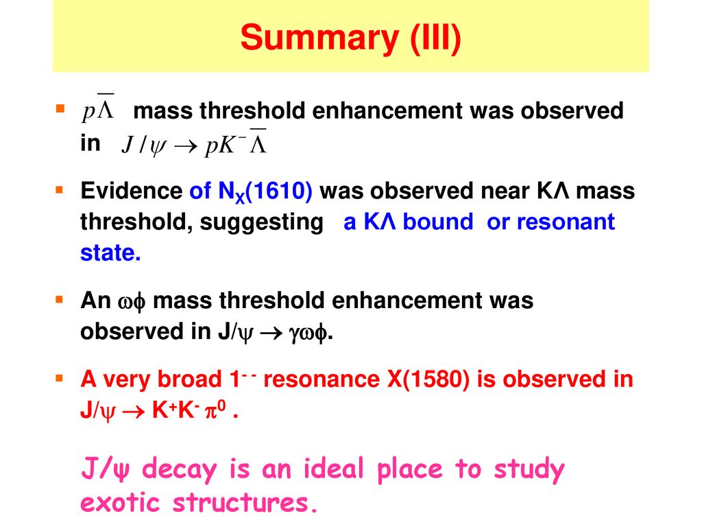 New Observations And Multiquark Candidates At Besii Ppt Download