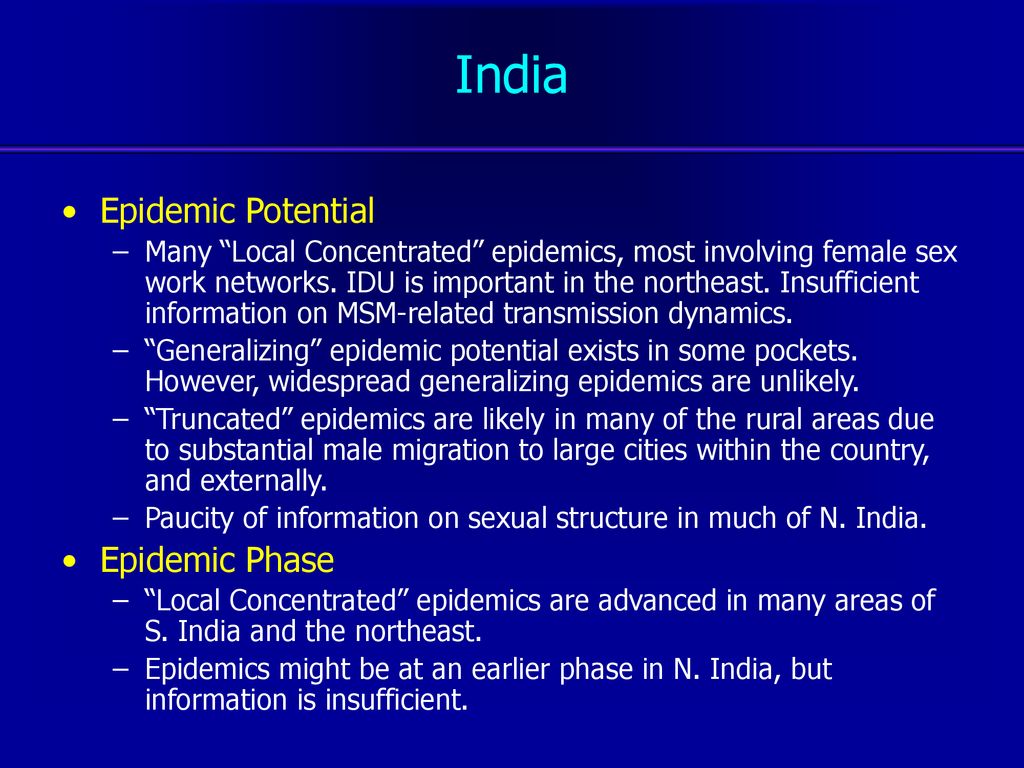 Hiv Epidemics In The South Asia Region Strategic Considerations Ppt