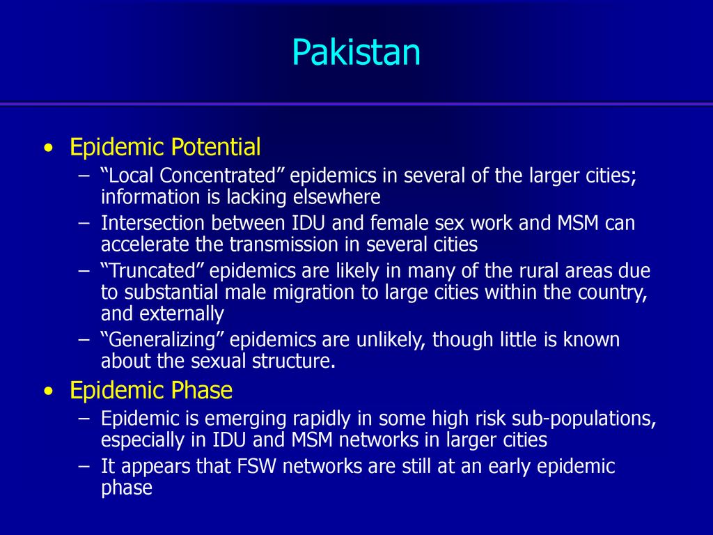 Hiv Epidemics In The South Asia Region Strategic Considerations Ppt