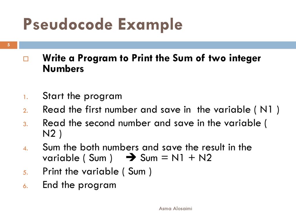 Chapter 1 Pseudocode And Flowcharts Ppt Download