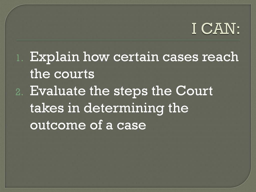 Unit 3 Chapter 12 Supreme Court Decision Making Ppt Download