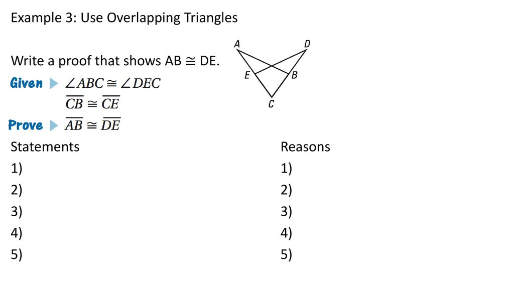 Chapter 5 Congruent Triangles Ppt Download