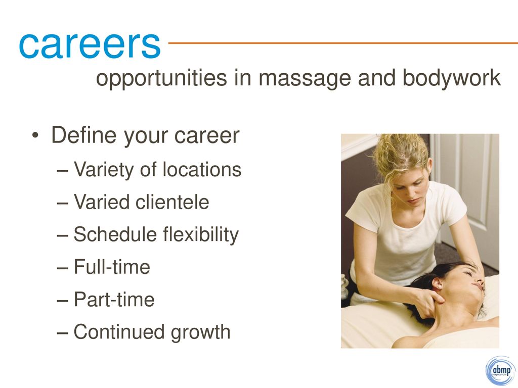 Your Massage And Bodywork Career Slide Show Directions Ppt Download