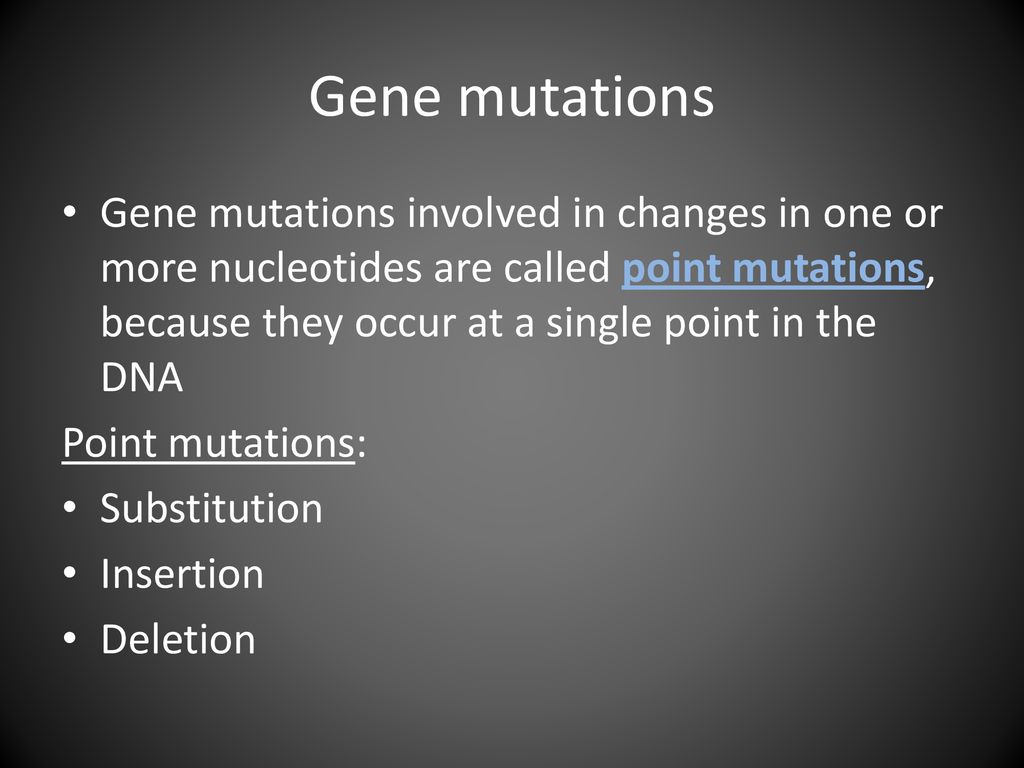 Mutations Ppt Download