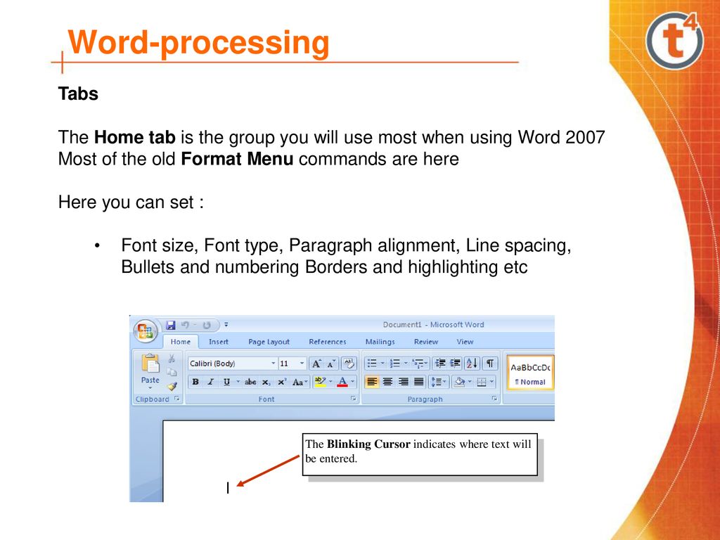 Core Word Processing Ppt Download