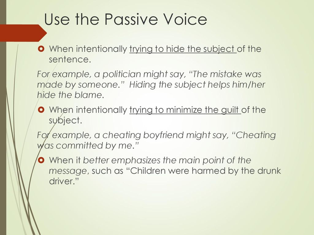 Using Active And Passive Voice Ppt Download