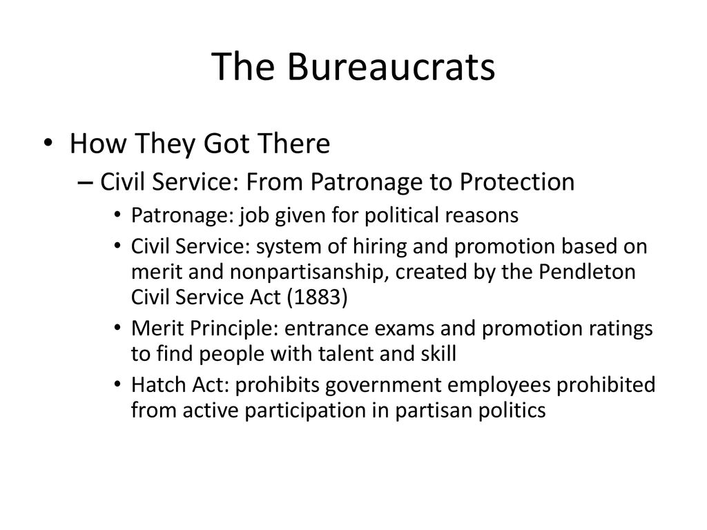 U S Bureaucracy Classic Conception Of Bureaucracy Max Weber —a