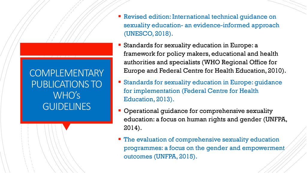 Comprehensive Sexuality Education Cse Provision Ppt Download