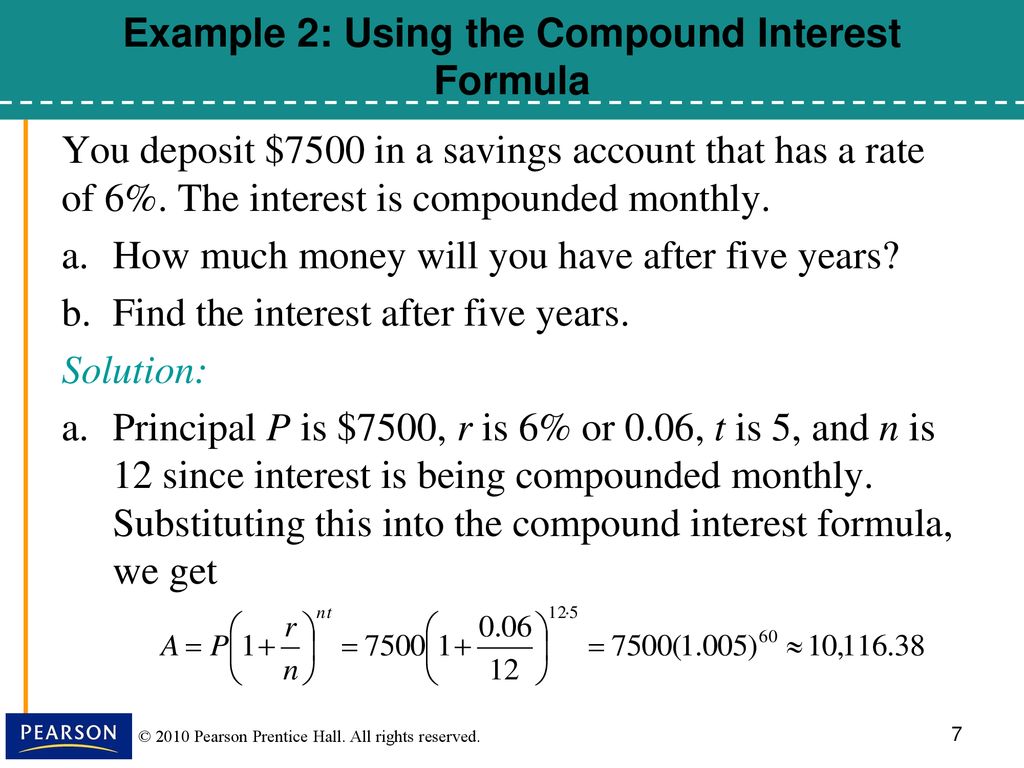 Compound Interest Formula Monthly Compound Interest Formula Monthly