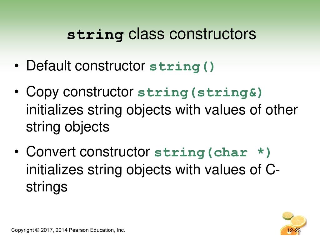 Chapter 12 More On C Strings And The String Class Ppt Download