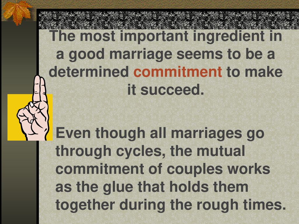 Successful Marriages Ppt Download