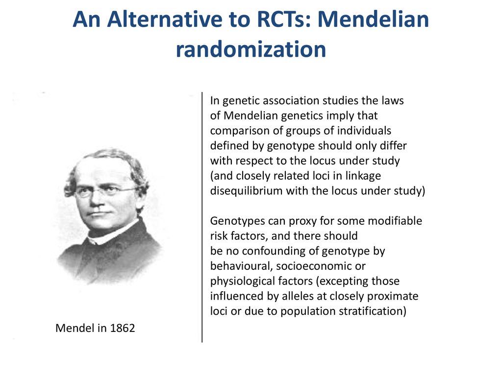 Mendelian Randomization Genes As Instrumental Variables Ppt Download