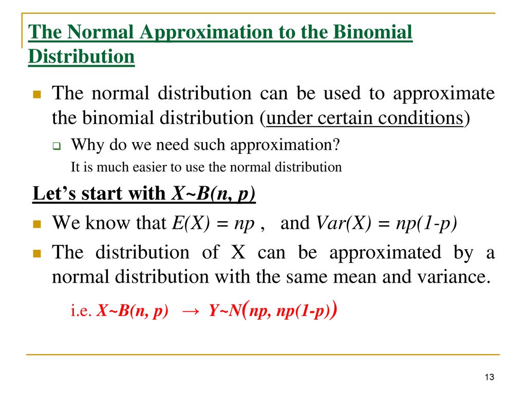 Annex To The Normal Distribution Ppt Download