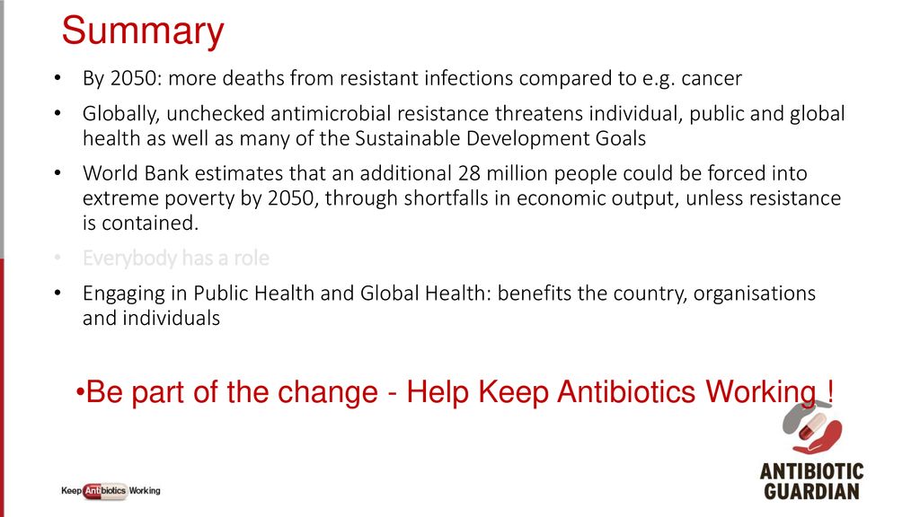 Tackling Antimicrobial Resistance Human Health Ppt Download