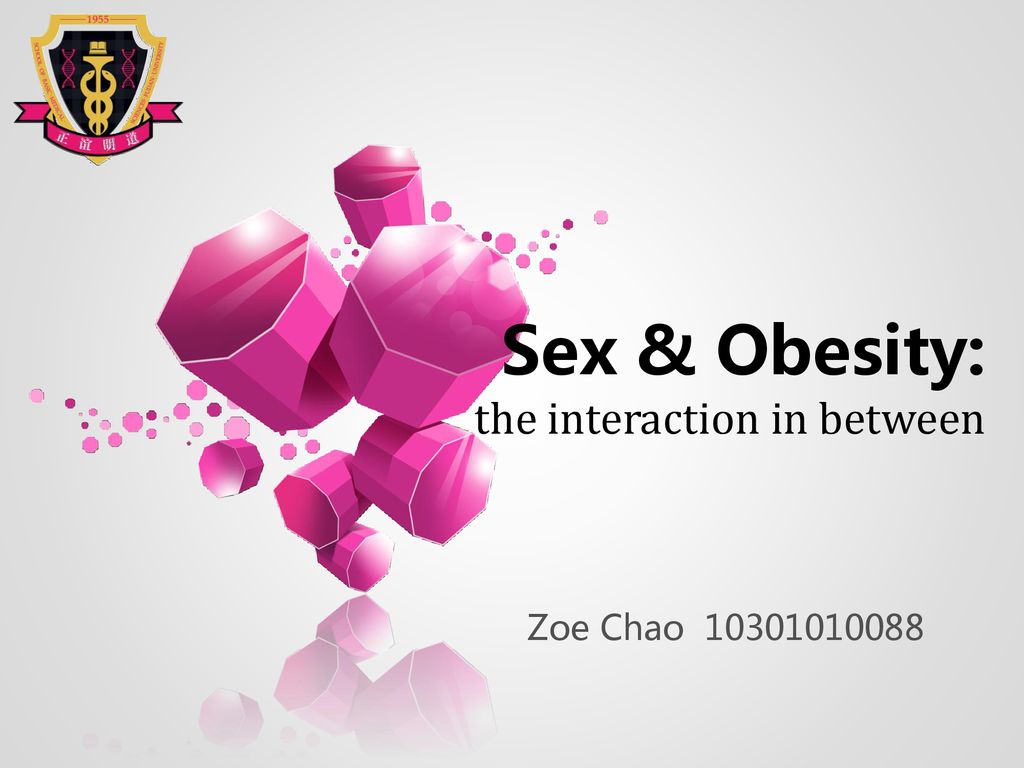 Sex And Obesity The Interaction In Between Ppt Download