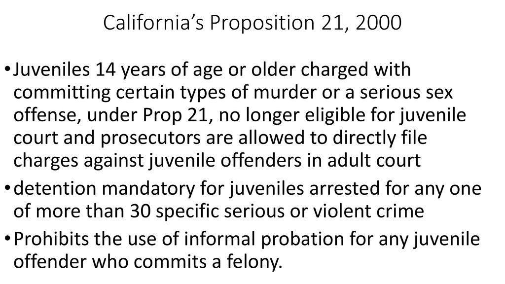Crime And Punishment Juvenile Crime Ppt Download