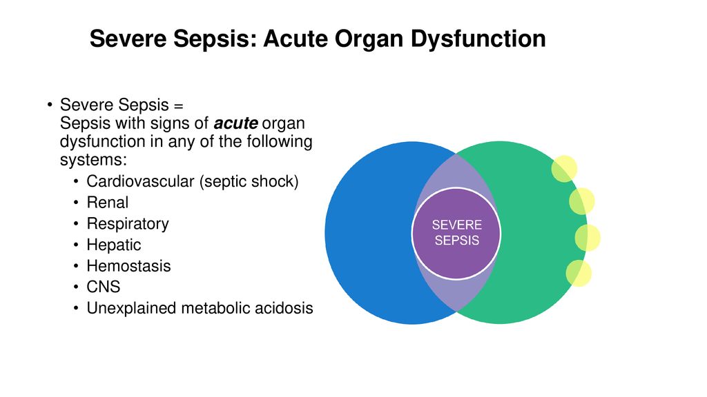 Severe Sepsis With Acute Organ Dysfunction At Darlene Huth Blog