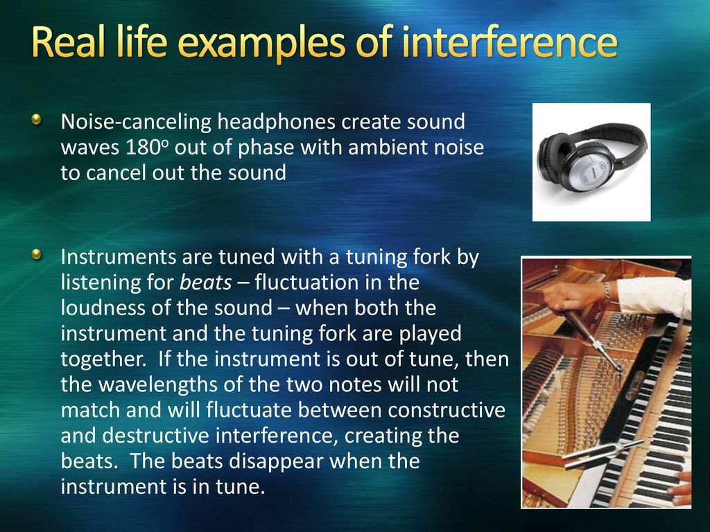 Constructive Interference Real Life Examples Constructive Interference Real Life Examples