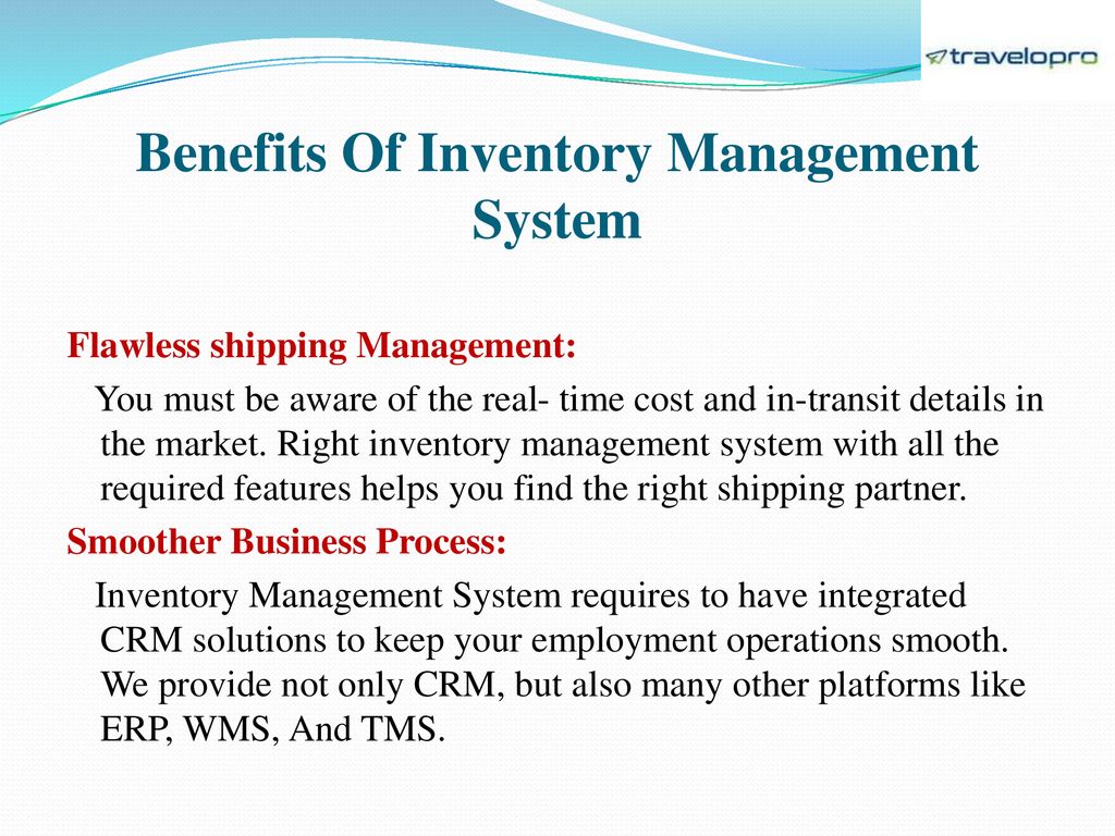 Inventory Management System Ppt Download