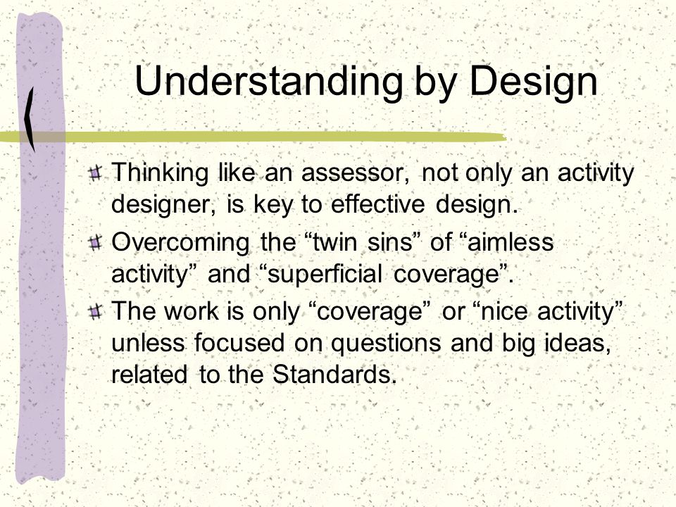PPT Understanding By Design (according To Wiggins And, 46% OFF PPT Understanding By Design (according To Wiggins And, 46% OFF