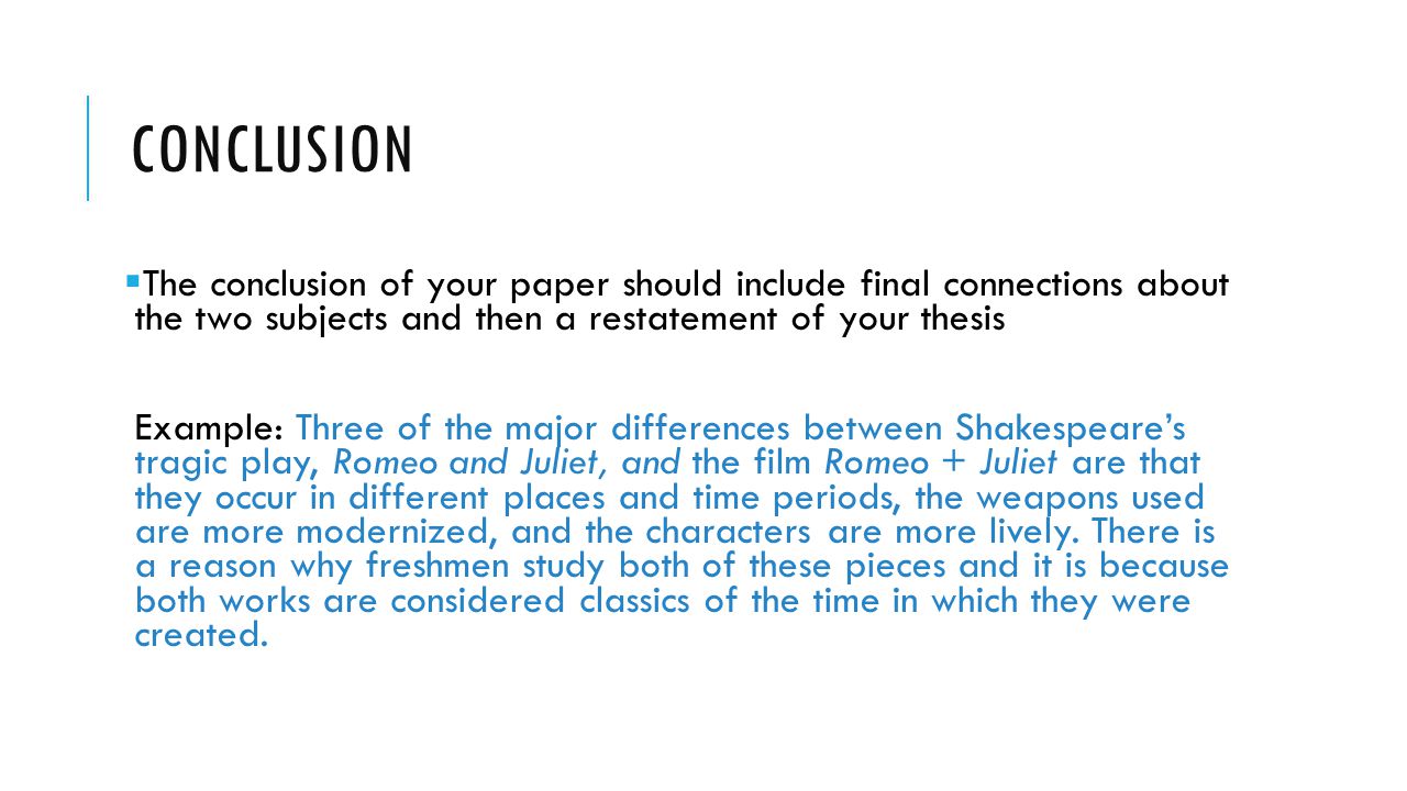 Compare And Contrast Essay Conclusion Example – Telegraph Compare And Contrast Essay Conclusion Example – Telegraph
