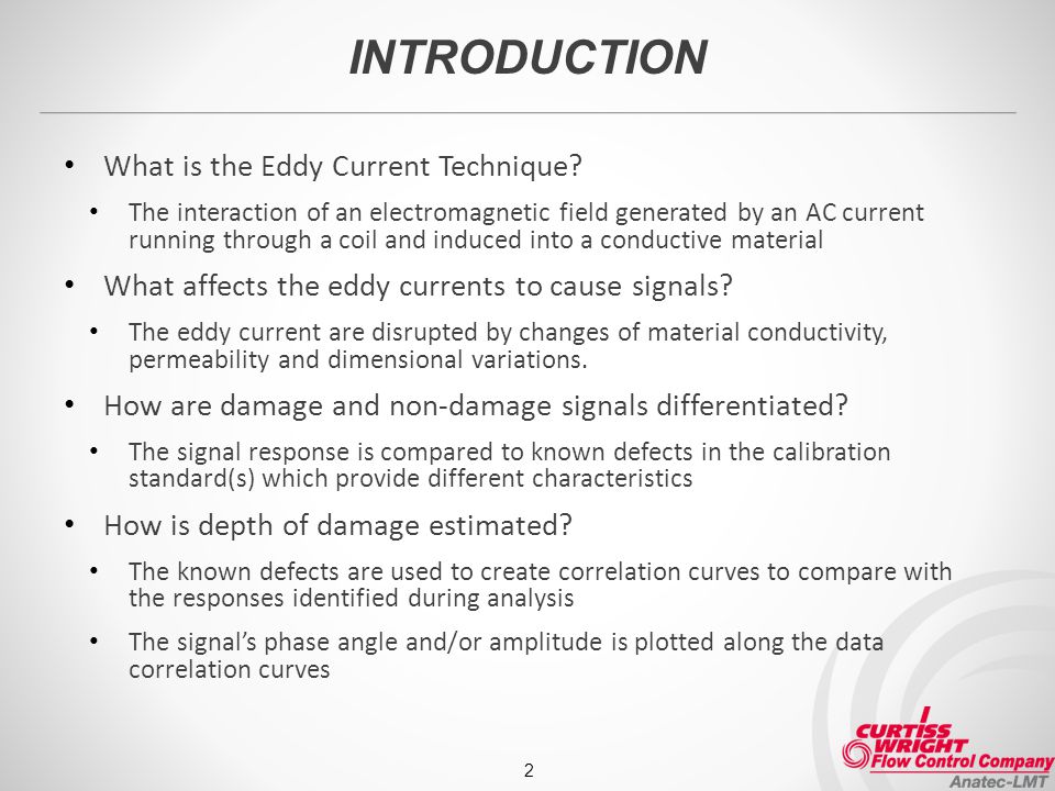 Basic Principles Of The Eddy Current Inspection Technique Ppt Video
