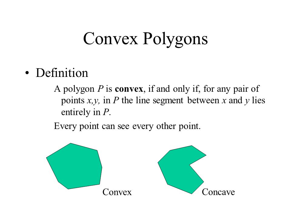 Convex Polygon Definition Convex Polygon Definition