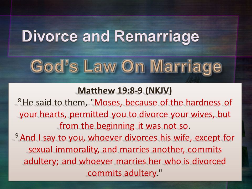 Divorce And Remarriage Ppt Video Online Download