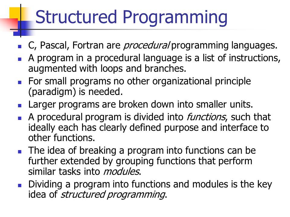 Pascal Programming Language List Of Commands Opmml