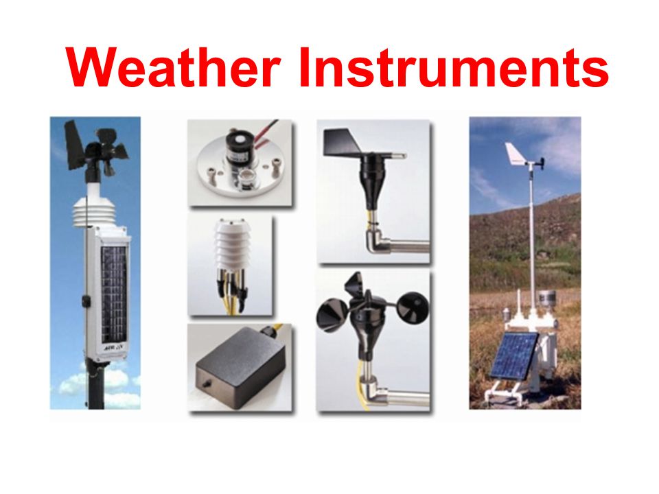 Weather Predicting Instruments Weather Predicting Instruments