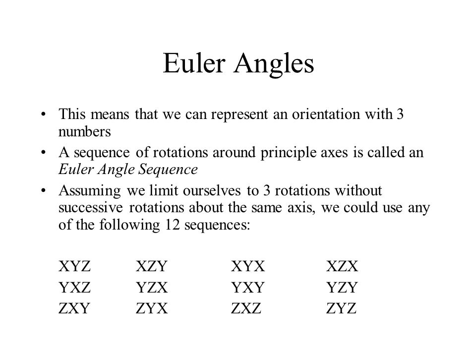 Spatial Descriptions And Transformations Introduction To Motion Ppt