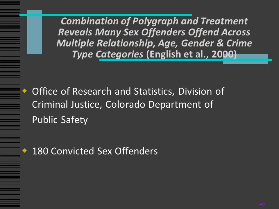 Sex Offenders What Professionals Should Know Ppt Download