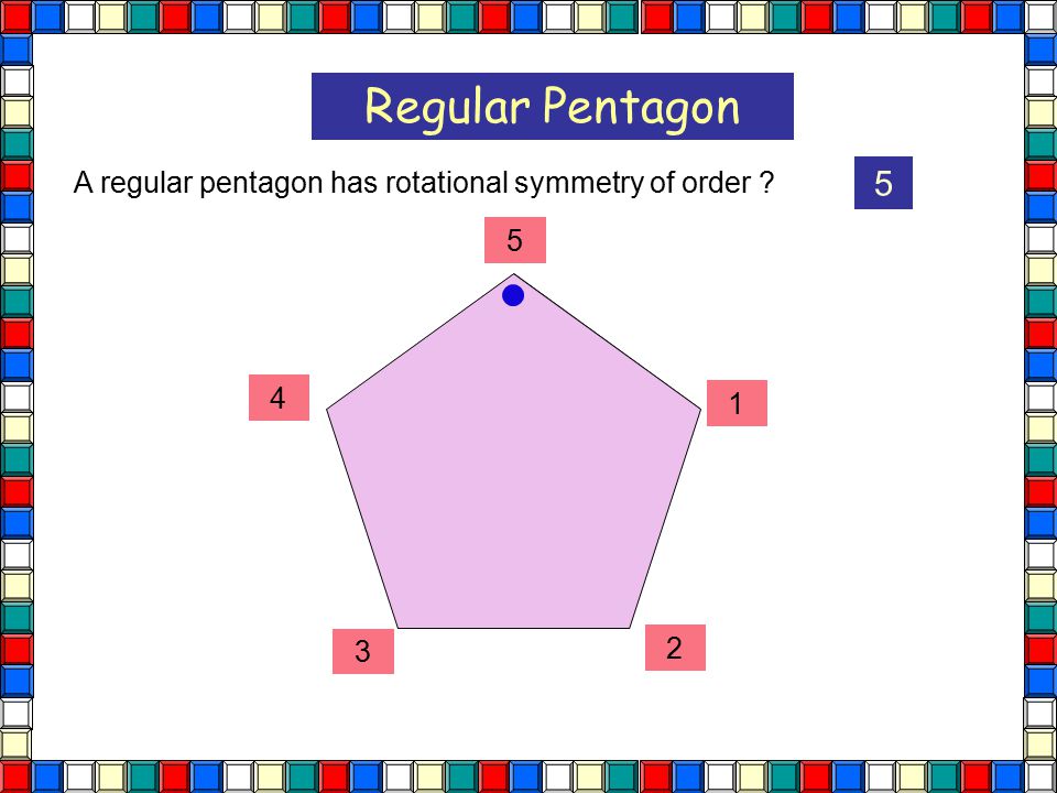 Pentagon Rotational Symmetry Pentagon Rotational Symmetry