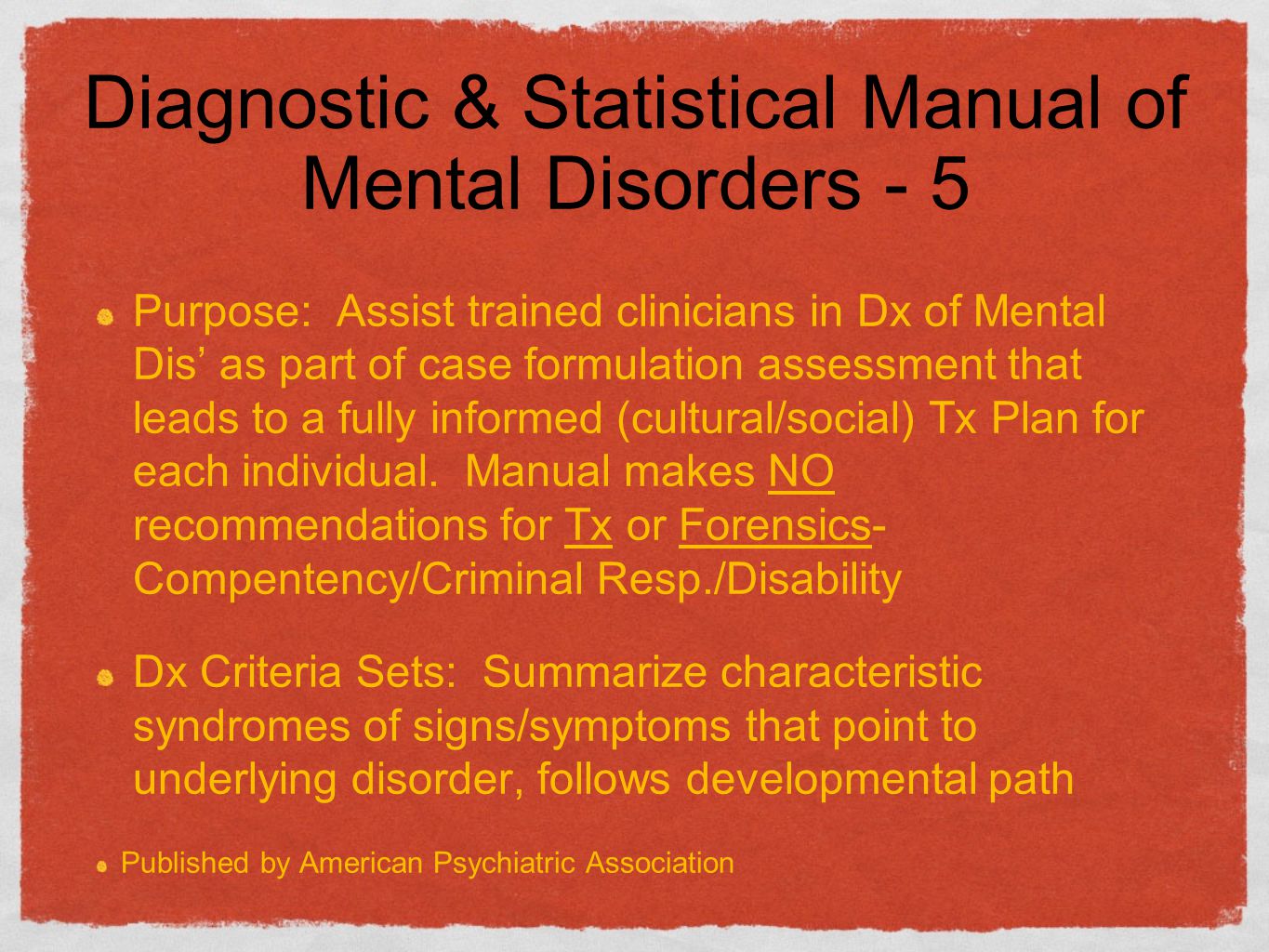 Ppt Dsm 5 Just The Basics Excer P T From Hr Ceu Training 44 Off