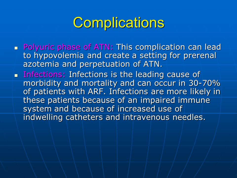 Complications Of Acute Tubular Necrosis Patienceilbruce