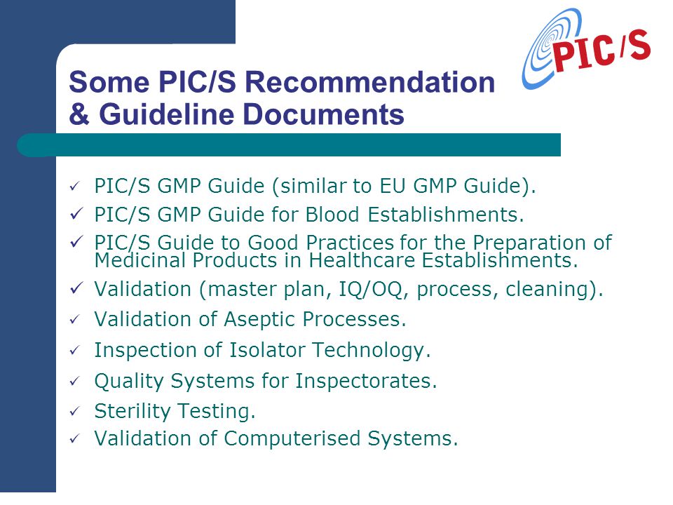 List Of PICS GMP Guide (Annexes), 46% OFF List Of PICS GMP Guide (Annexes), 46% OFF