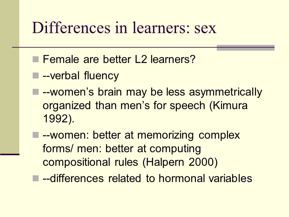 Chapter 4 The Psychology Of Second Language Acquisition Ppt Download