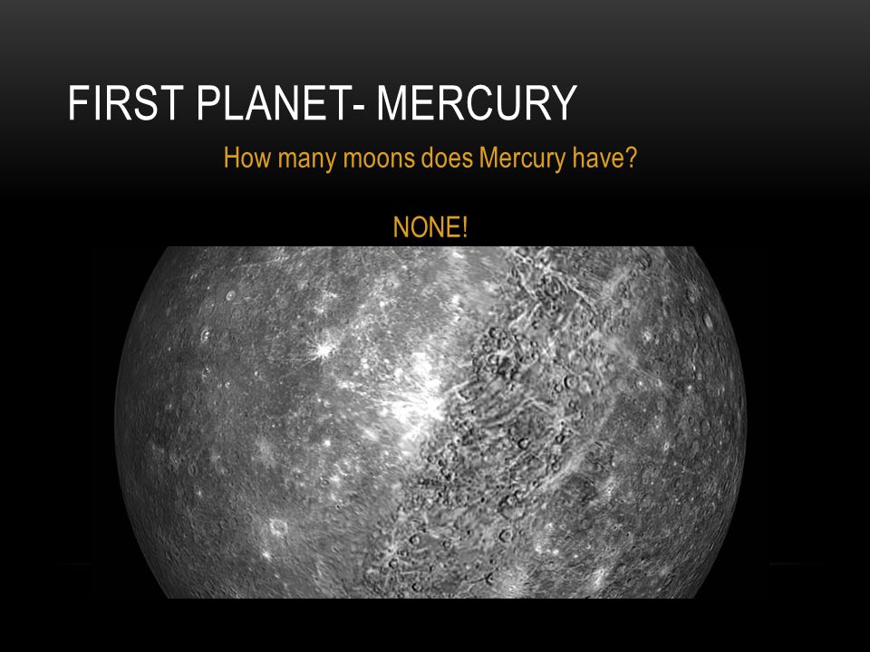 How Many Moons Does Mercury Have How Many Moons Does Mercury Have
