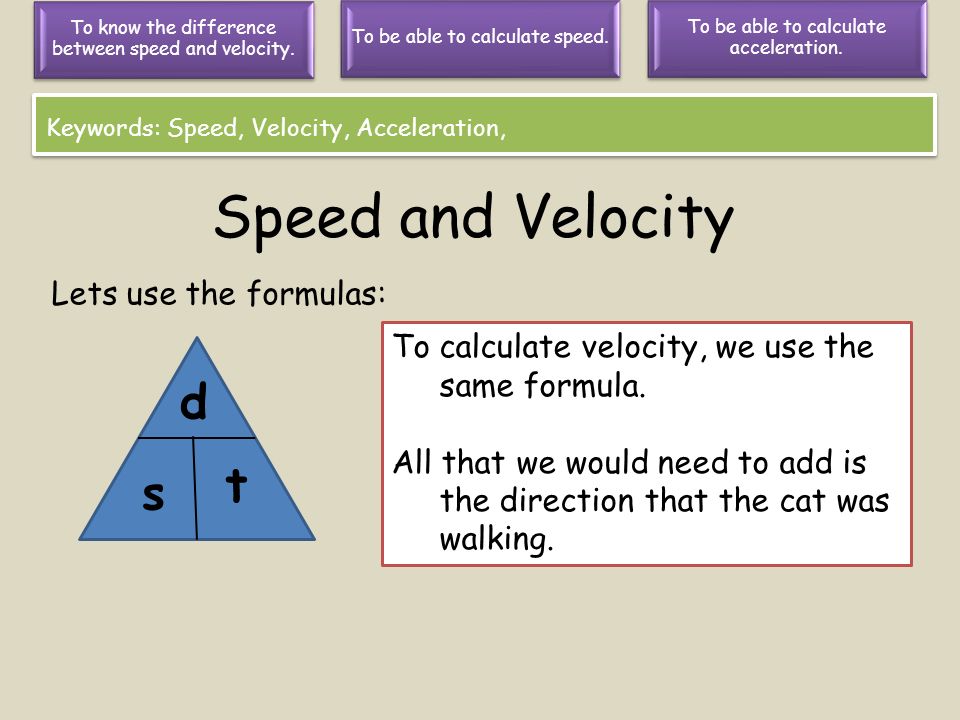 Velocity Acceleration Formula Velocity Acceleration Formula