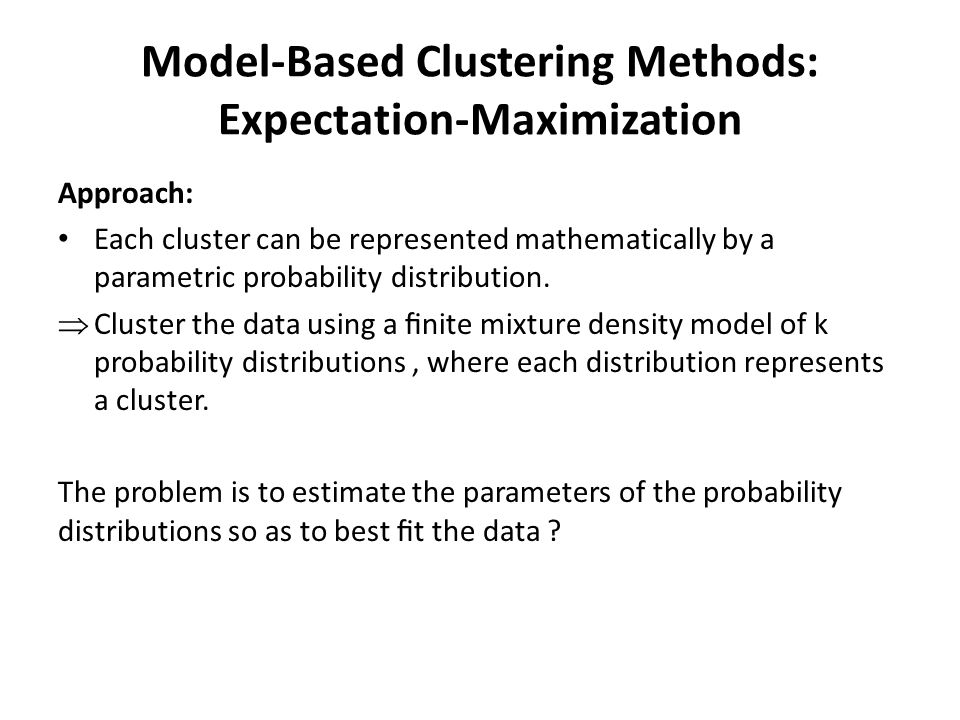 Cluster Analysis Introduction To Clustering Major Clustering Methods Ppt Download